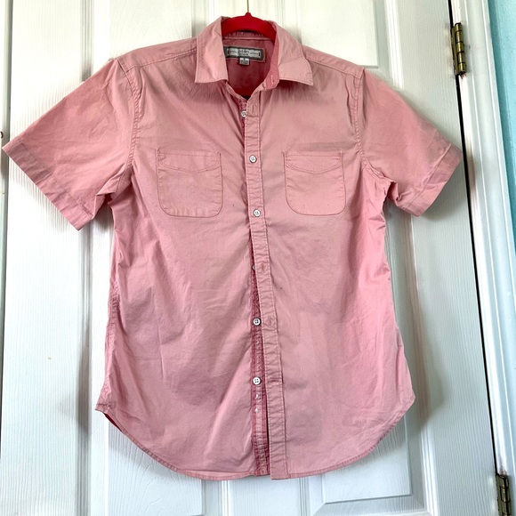 PD&C | Shirts | Mens Light Pink Button Up Shirt | Poshmark